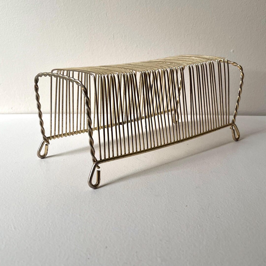 Vintage Small Record Stand, 45 RPM Record Rack, 7-inch Vinyl Holder ...