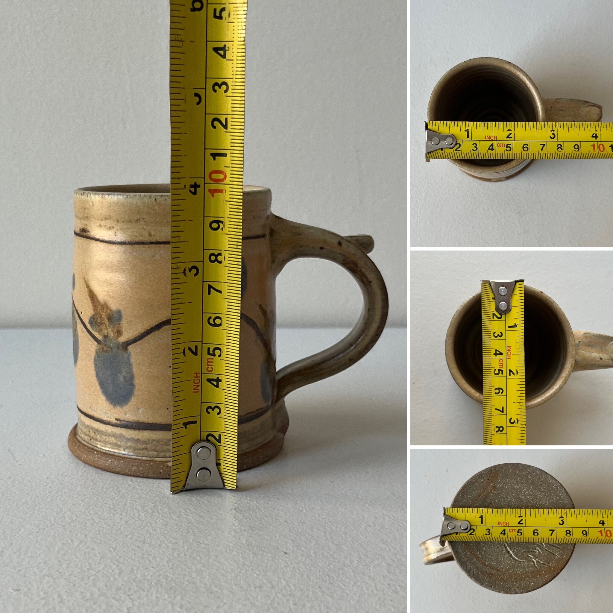 Vintage Blueberry Pattern Handmade Ceramic Mug, Steven Zoldak Studio ...
