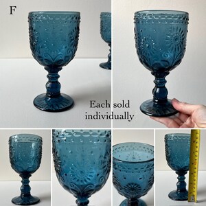 Vintage Mismatched Glassware, Rainbow Goblets / Mix and Match Vintage ...