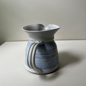 Vintage Handmade Pottery Pitcher With Seashells and Beach Aesthetic, 6 ...