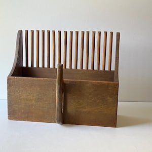 Vintage Cranberry Rake, XL Wooden Berry Picker, 16.5 Wide Blueberry ...