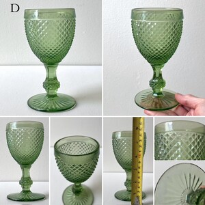 Vintage Mismatched Glassware, Rainbow Goblets / Mix and Match Vintage ...