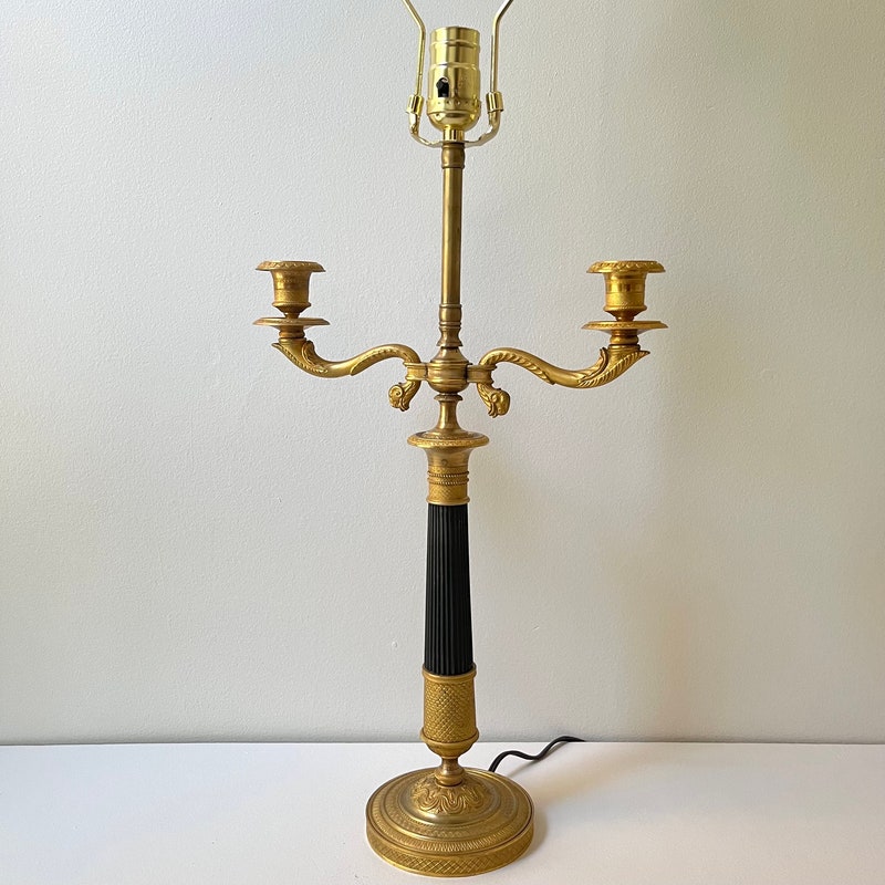 Glass Column Lamp - Etsy