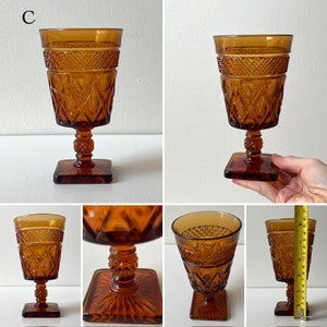 Vintage Mismatched Glassware, Rainbow Goblets / Mix and Match Vintage ...