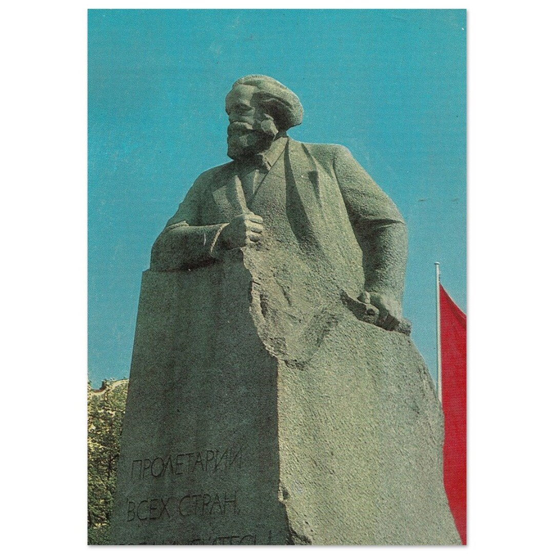Karl Marx Monument - Premium Matte Paper Poster - Etsy