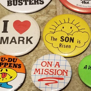 Pinback Buttons Pins Badges Set of 24 Item 4004-4 - Etsy