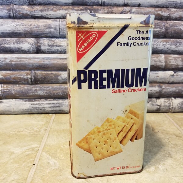 Vintage Cracker Tin - Etsy