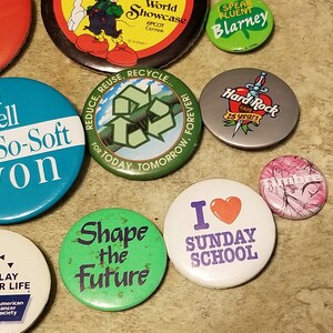 Pinback Buttons Pins Badges Set of 24 Item 4004-4 - Etsy