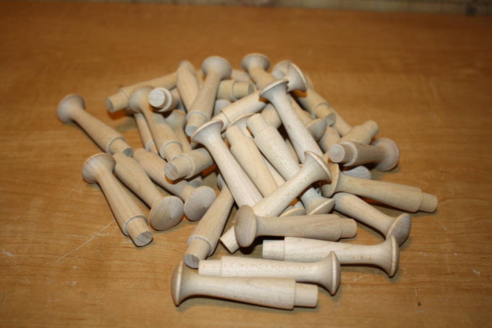 Shaker Pegs 2 1/2 Set of 40 Craft Supplies Item - Etsy