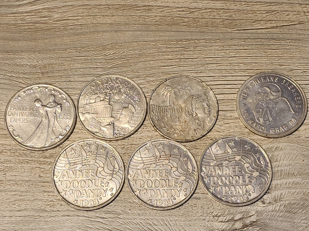 Mardi Gras Tokens - New Orleans Breakers - Krewe of Nereids - Jefferson ...