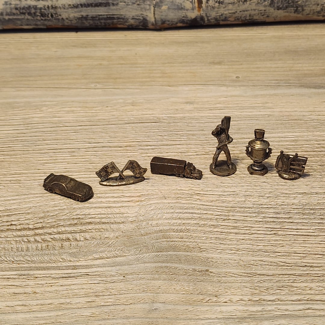 Monopoly Game Pieces - Monopoly Tokens - Game Tokens - Dale Earnhardt ...