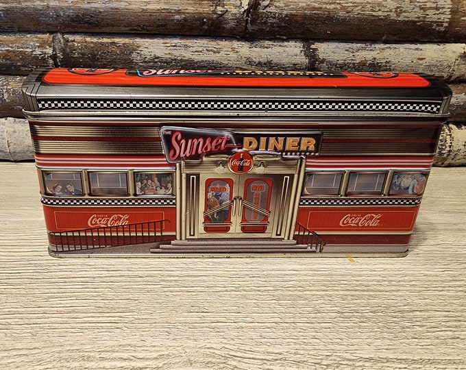 Vintage Coca-cola Tin - Sunset Diner - Coke - Item #5176-7 - Etsy