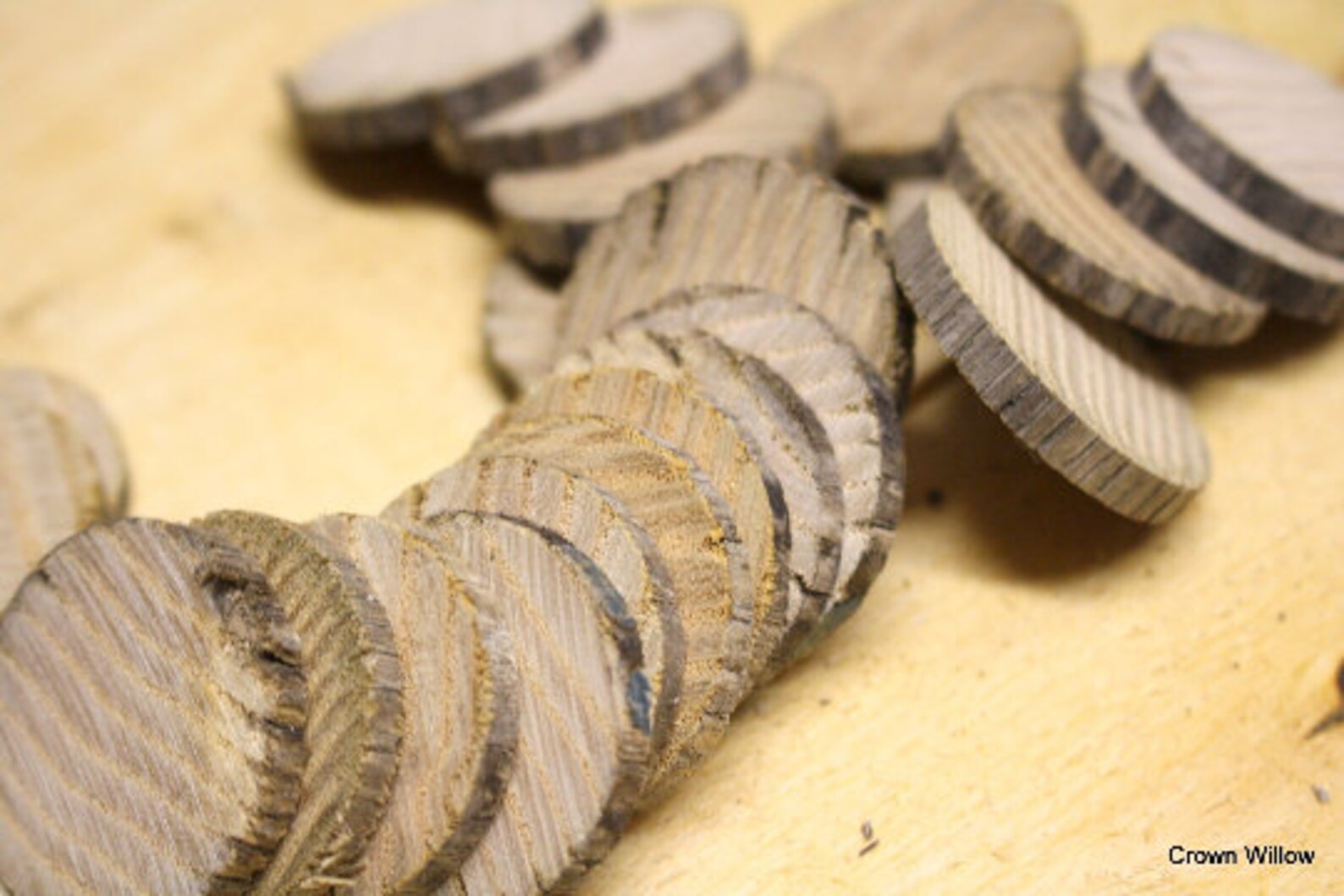 Wooden Discs 1 1/8 Inch Two Dozen Crafting Supplies - Etsy