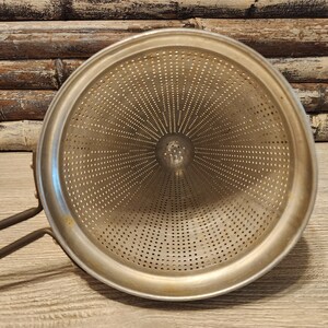 Vintage Strainer and Pestle Chinois Colander Kitchen Décor Cone Shaped ...
