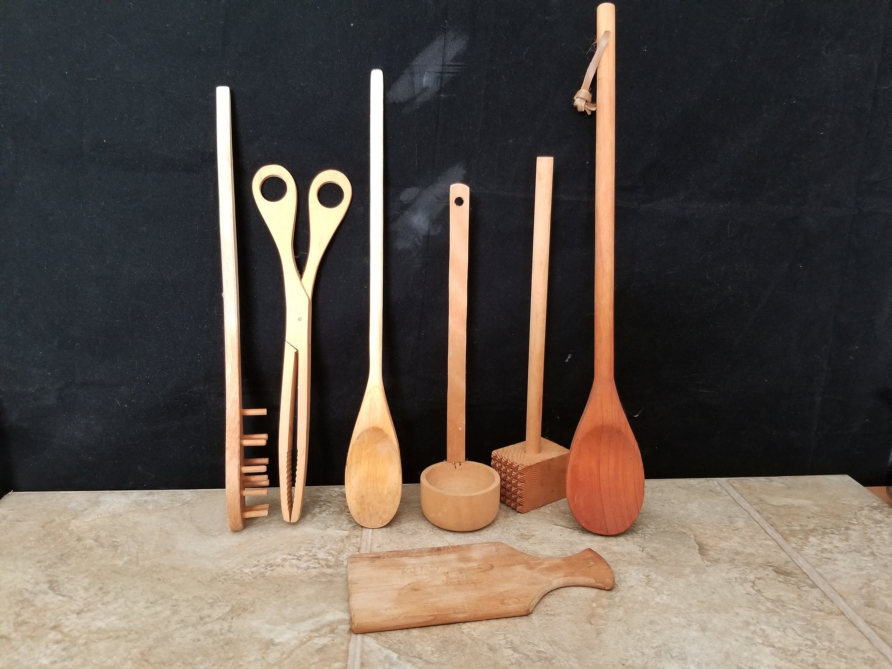 Wooden Kitchen Utensils Kitchen Gadgets Kitchen Drawer - Etsy UK