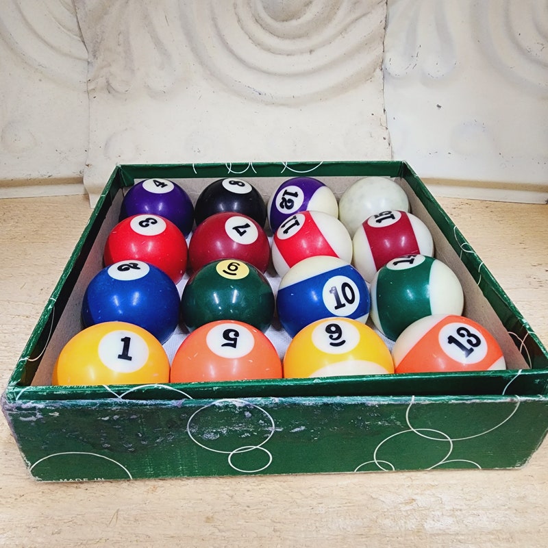 Vintage Pool Balls - Etsy