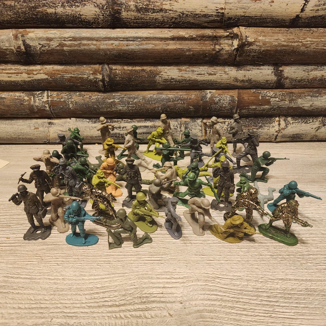 Action Figures - Army Men - 50 Pieces - Item #5998-4 - Etsy