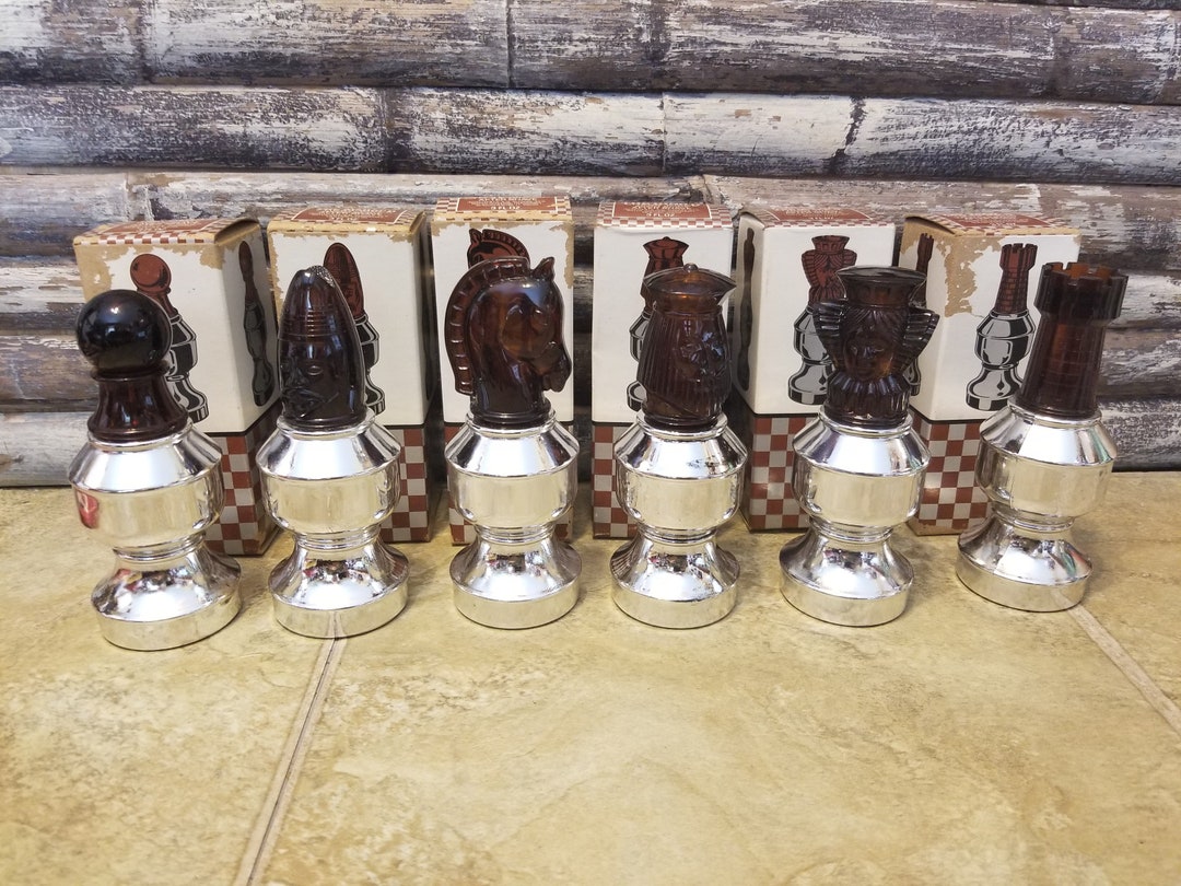 Choice - Avon Cologne Bottle - Chess Piece - After Shave - Box Included ...