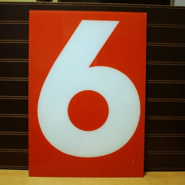 Plastic Numbers - Etsy