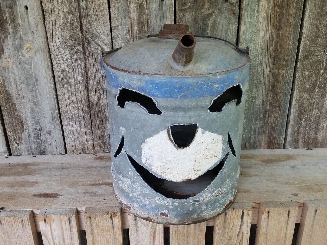 Halloween Gas Can Gas-o-lantern Fall Decor Gas Can Jack-o-lantern ...