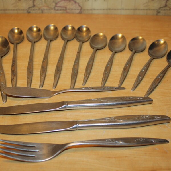 Stainless Flatware by International - Etsy