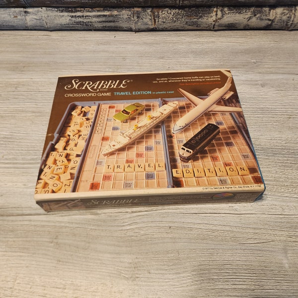 Travel Scrabble - Etsy