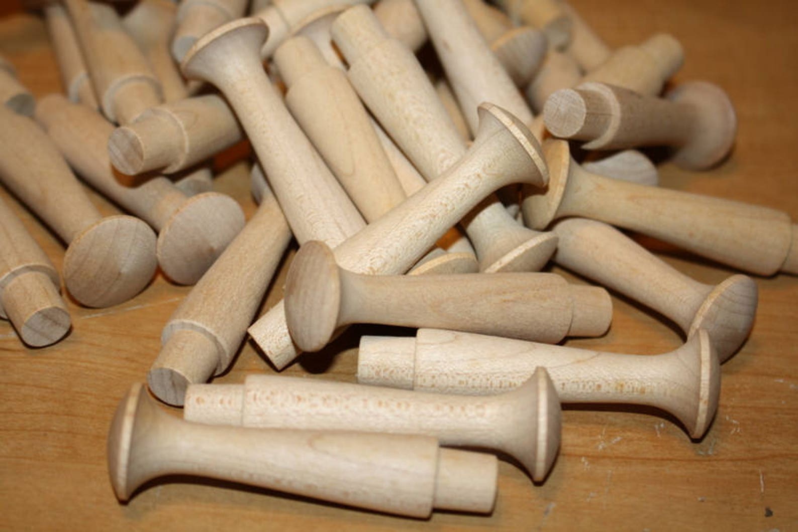Shaker Pegs 2 1/2 Set of 40 Craft Supplies Item - Etsy