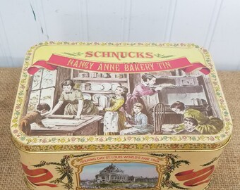 Vintage Schnucks Nancy Anne Bakery Tin St. Louis Item - Etsy