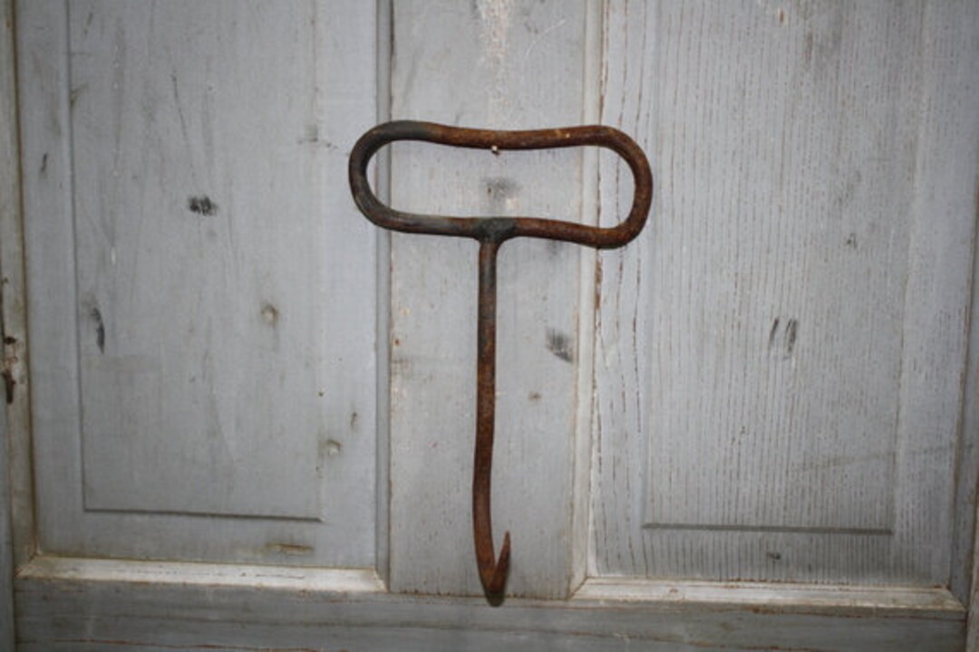 Rusty Hay Hook Item 3117 - Etsy