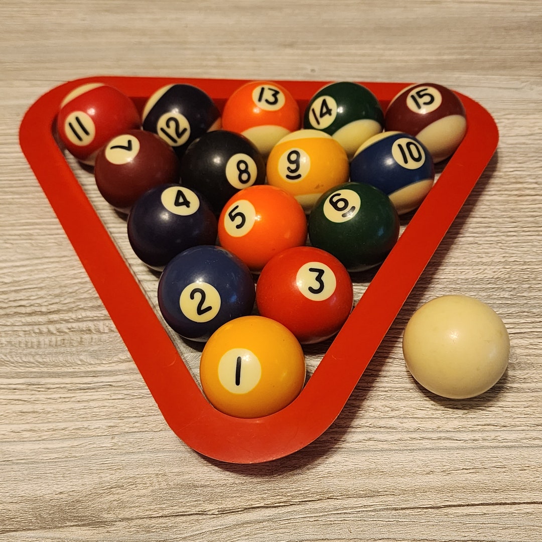 Miniature Pool Balls - Set of 16 - Full Set - Item #5687 - Etsy