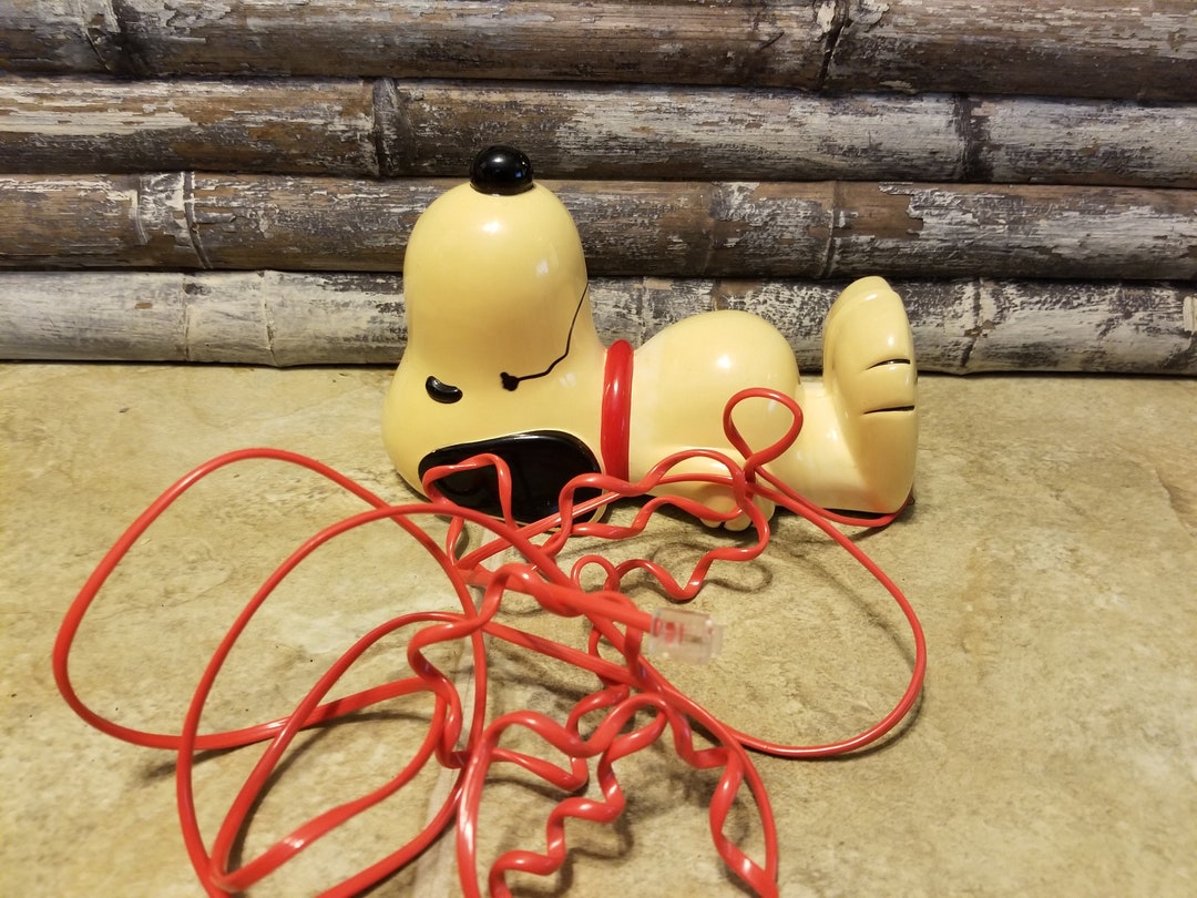 Snoopy Push Button Phone - Item #4703 - Etsy