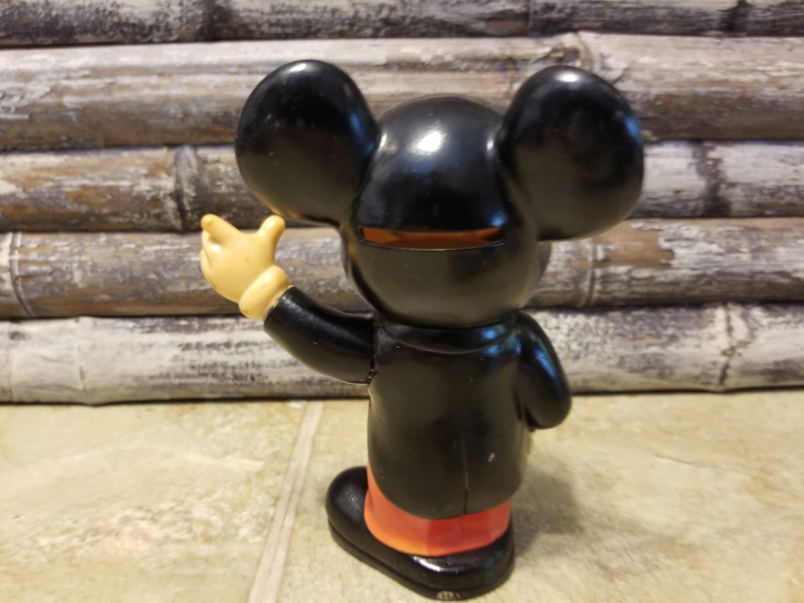 Vintage Mickey Mouse Bank Walt Disney Productions Made in | Etsy