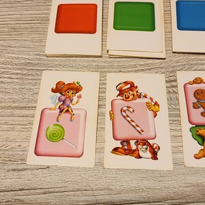 Candyland Game Pieces Game Cards Set of 49 Item 5710-1 - Etsy