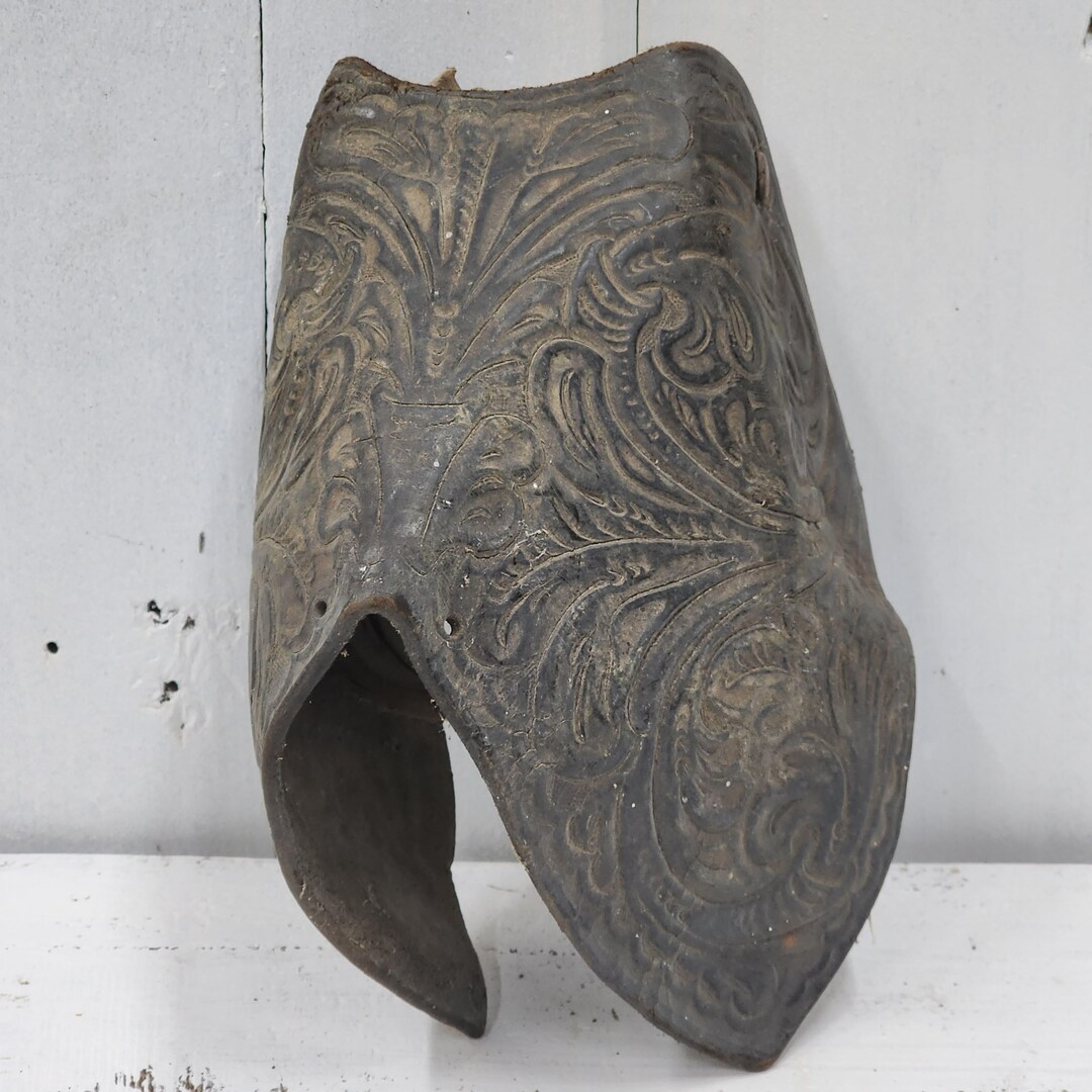 Vintage Wooden Stirrup With Leather Cover - Horse Stirrup - Equestrian ...