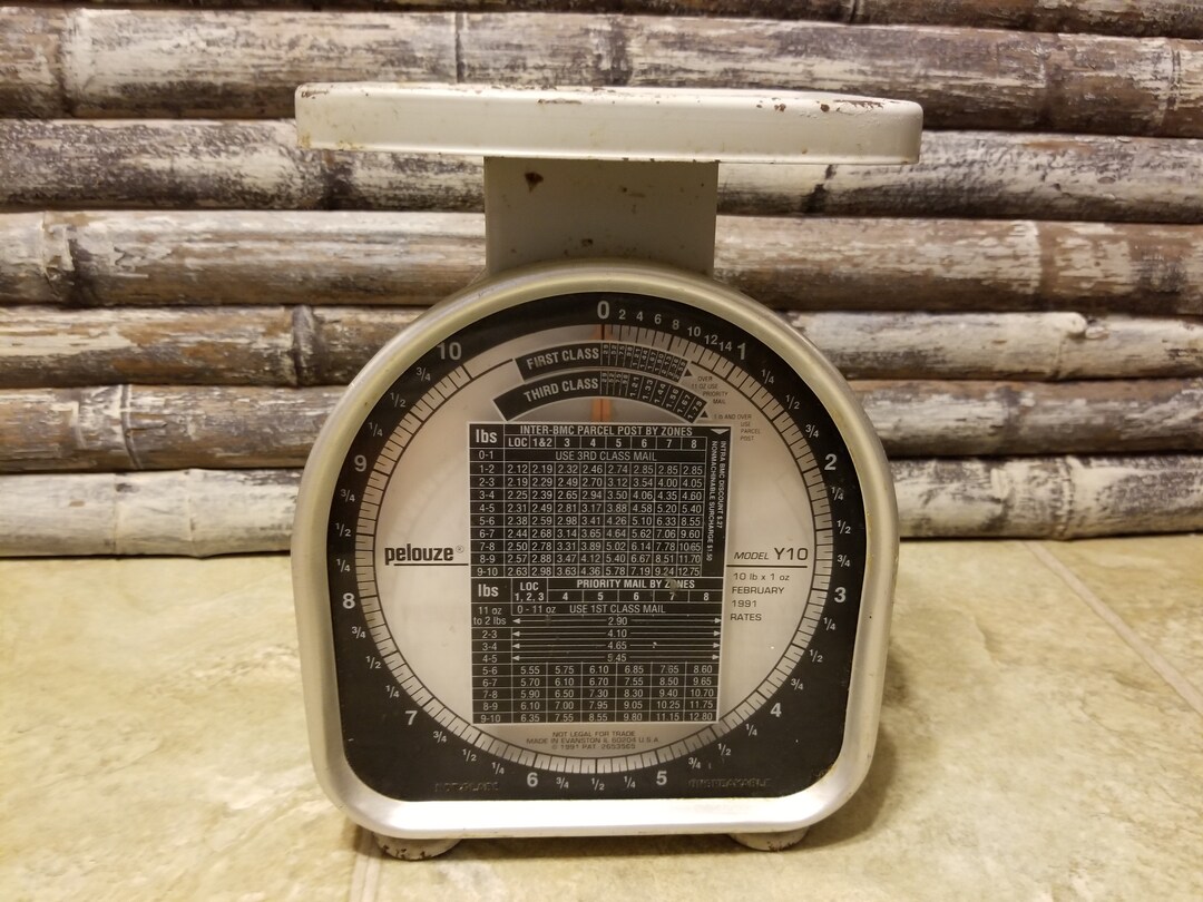 Vintage Pelouze Postal Scale Model Y10 - 10 Lbs - Item #4272 - Etsy