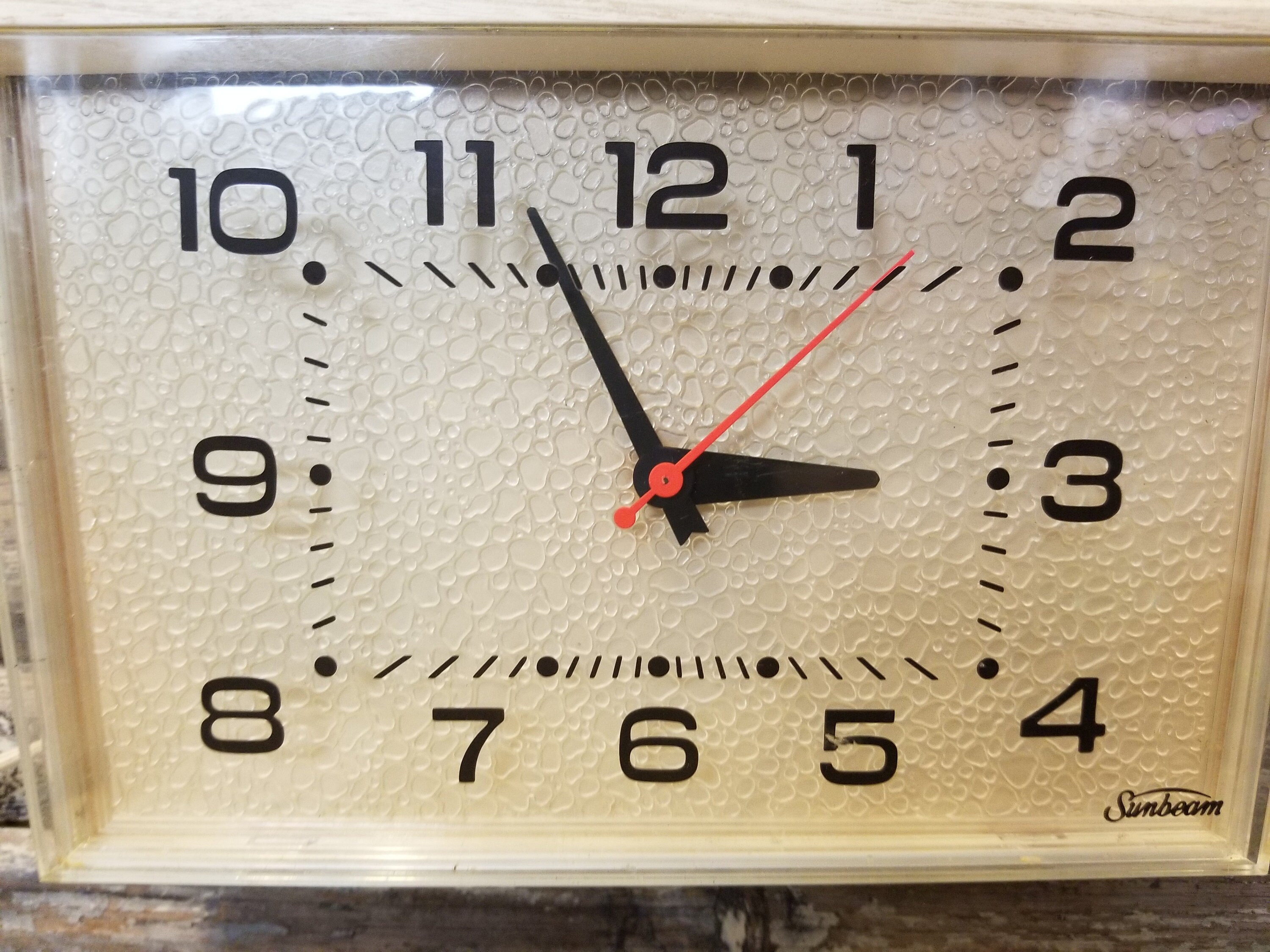 Vintage Sunbeam Wall Clock Electric Clock Non-working - Etsy UK