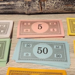 Monopoly Money - Item #5856-10 - Etsy