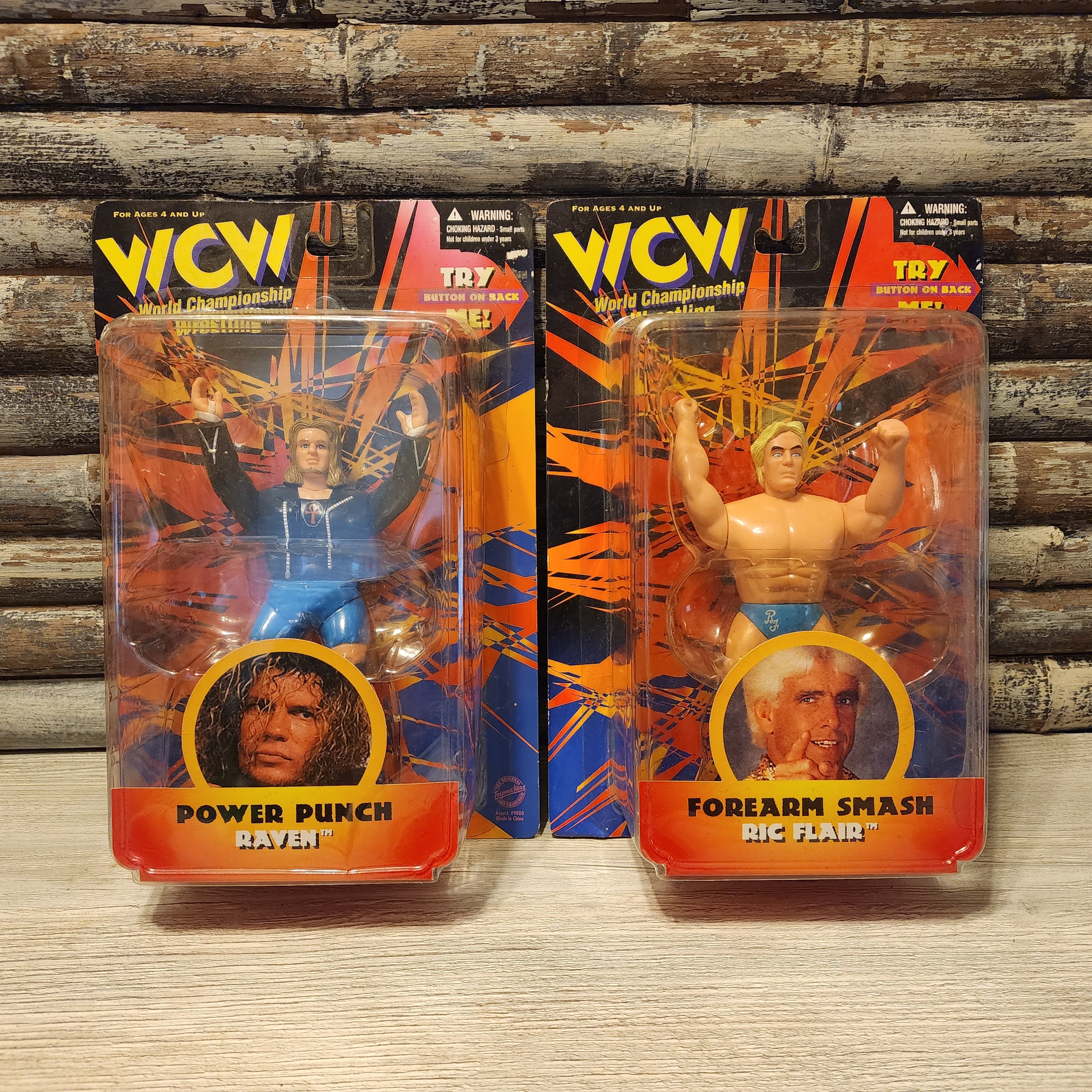 Choice WCW Action Figure Power Punch Raven Forearm Smash Ric Flair World Championship Wrestling Wrestling Figure Etsy Canada