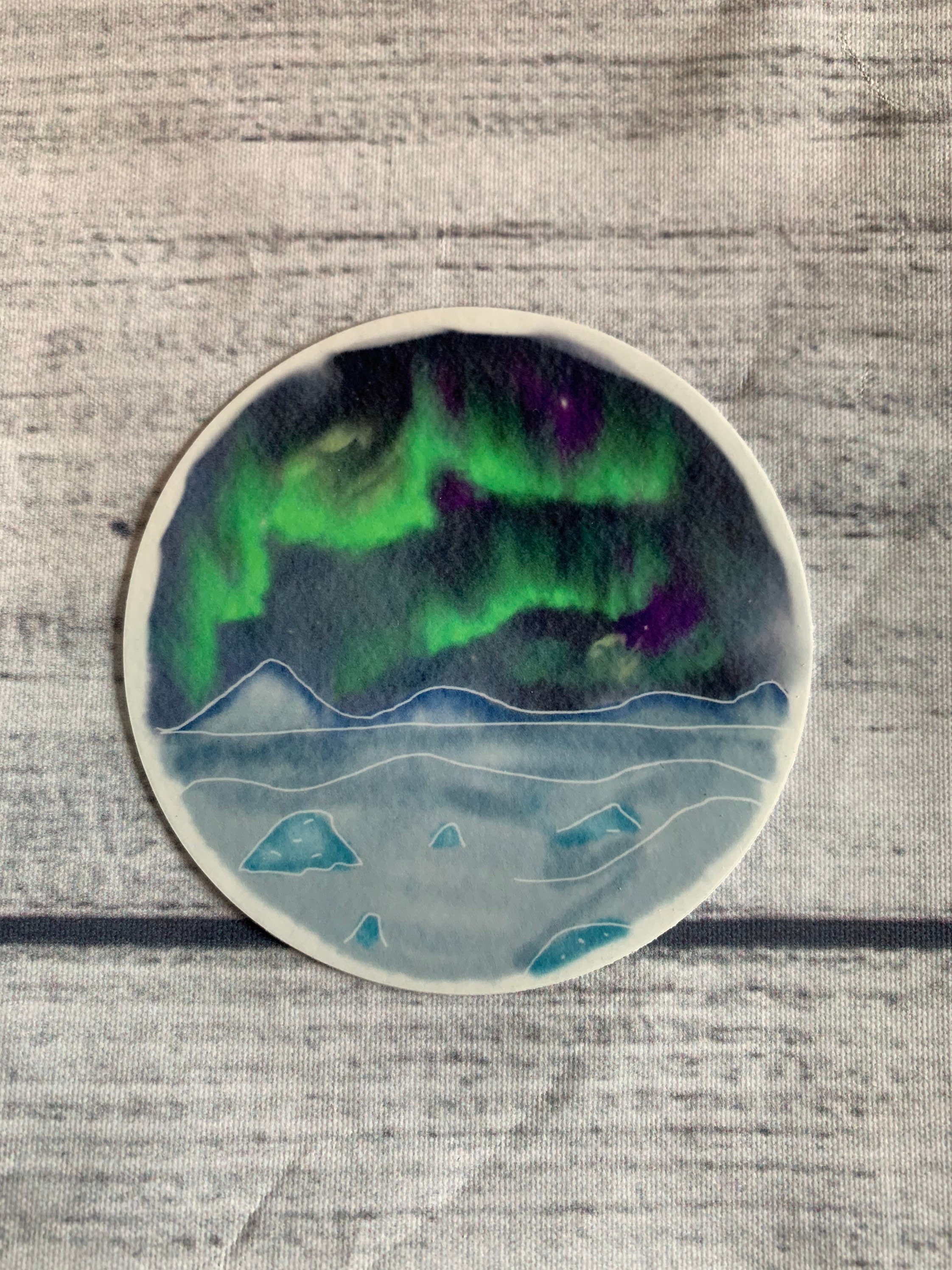 Aurora Borealis Sticker - Etsy
