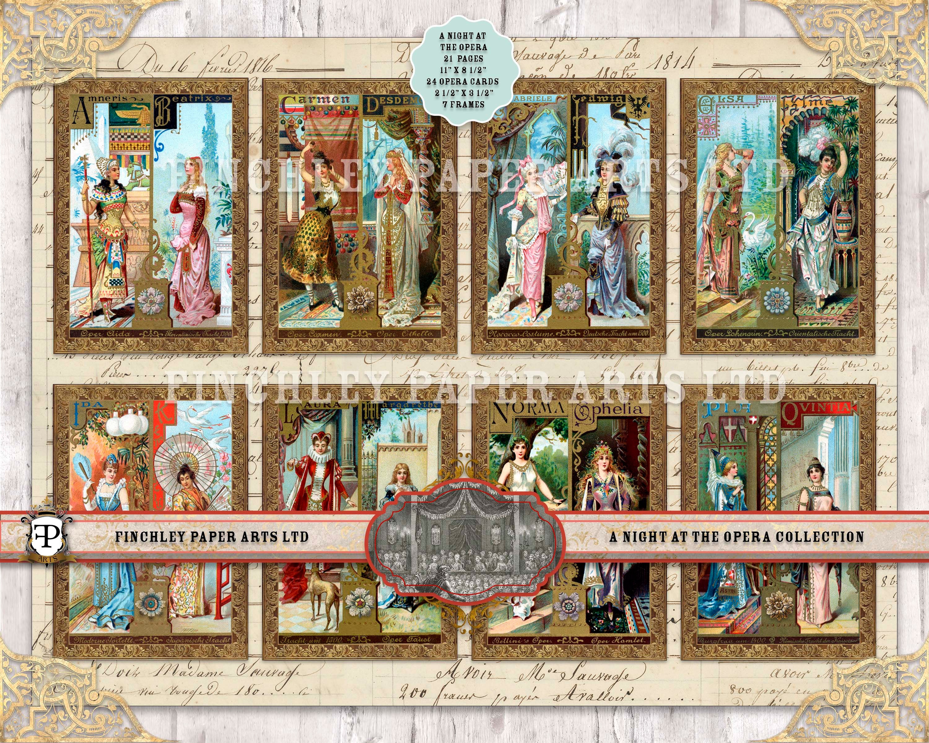 A Night at the Opera Collection,vintage Opera Images,digital Journal ...