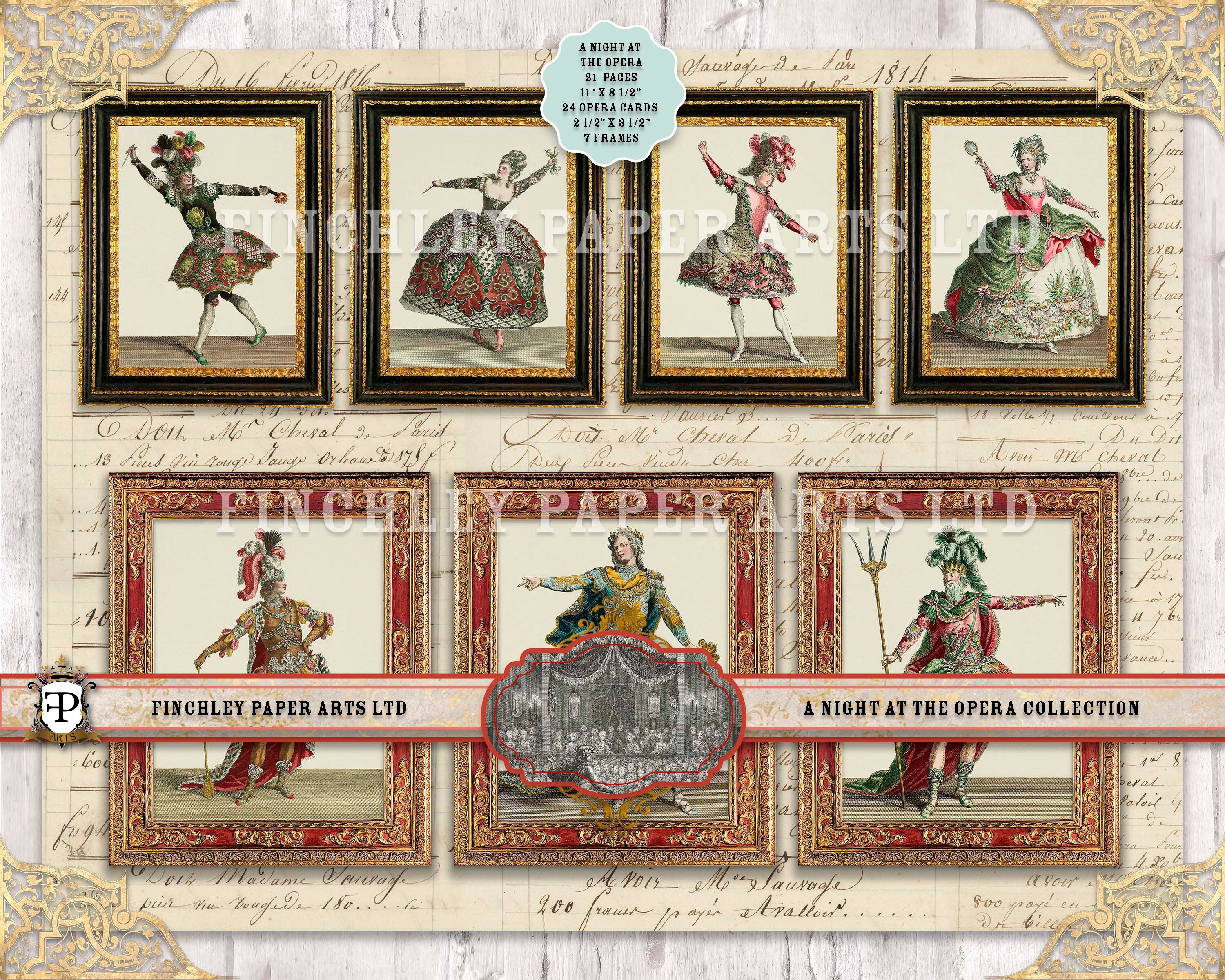 A Night at the Opera Collection,vintage Opera Images,digital Journal ...