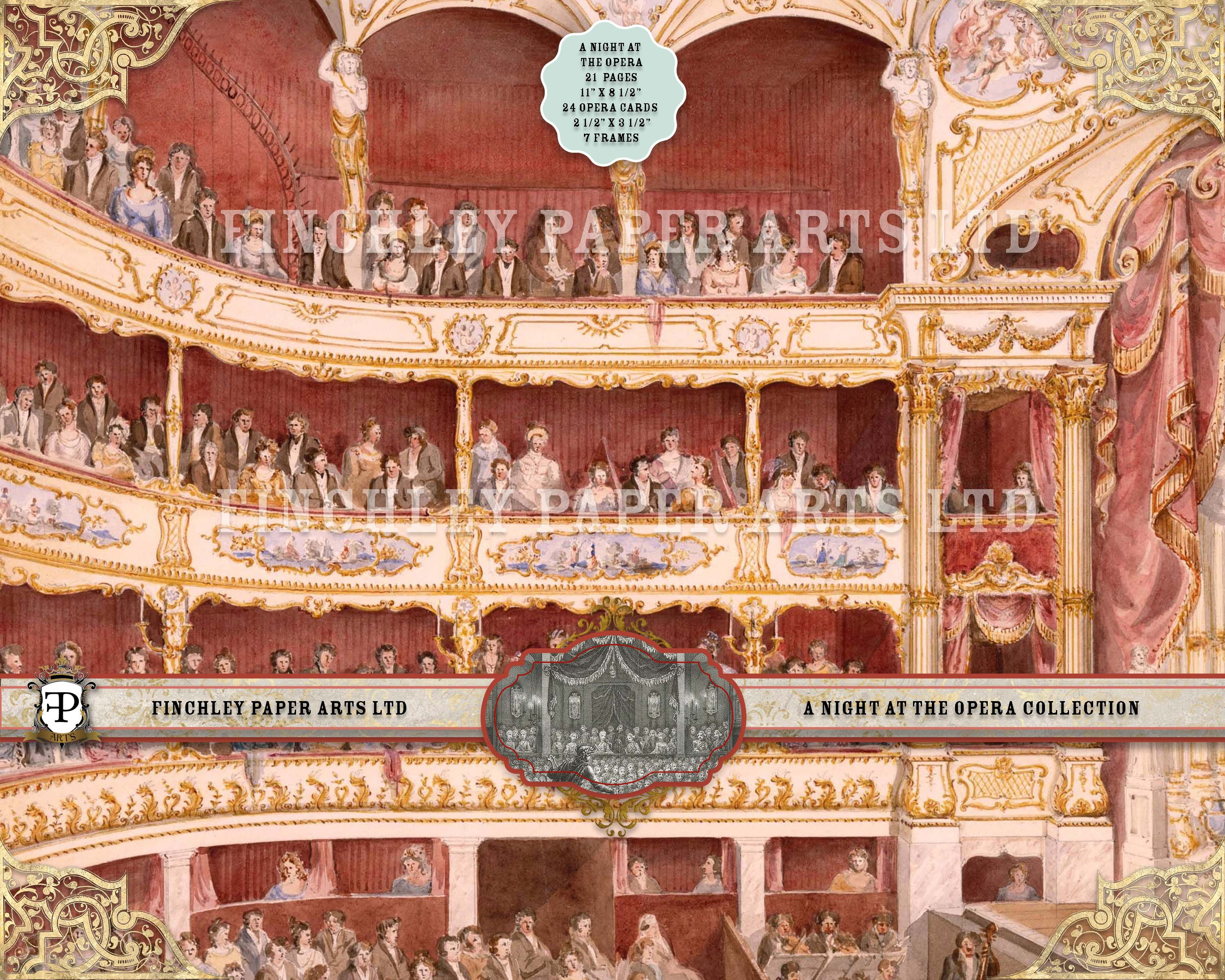A Night at the Opera Collection,vintage Opera Images,digital Journal ...