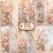 Shabby Chic Peach Rose Digital Paper Collection,instant Download ...