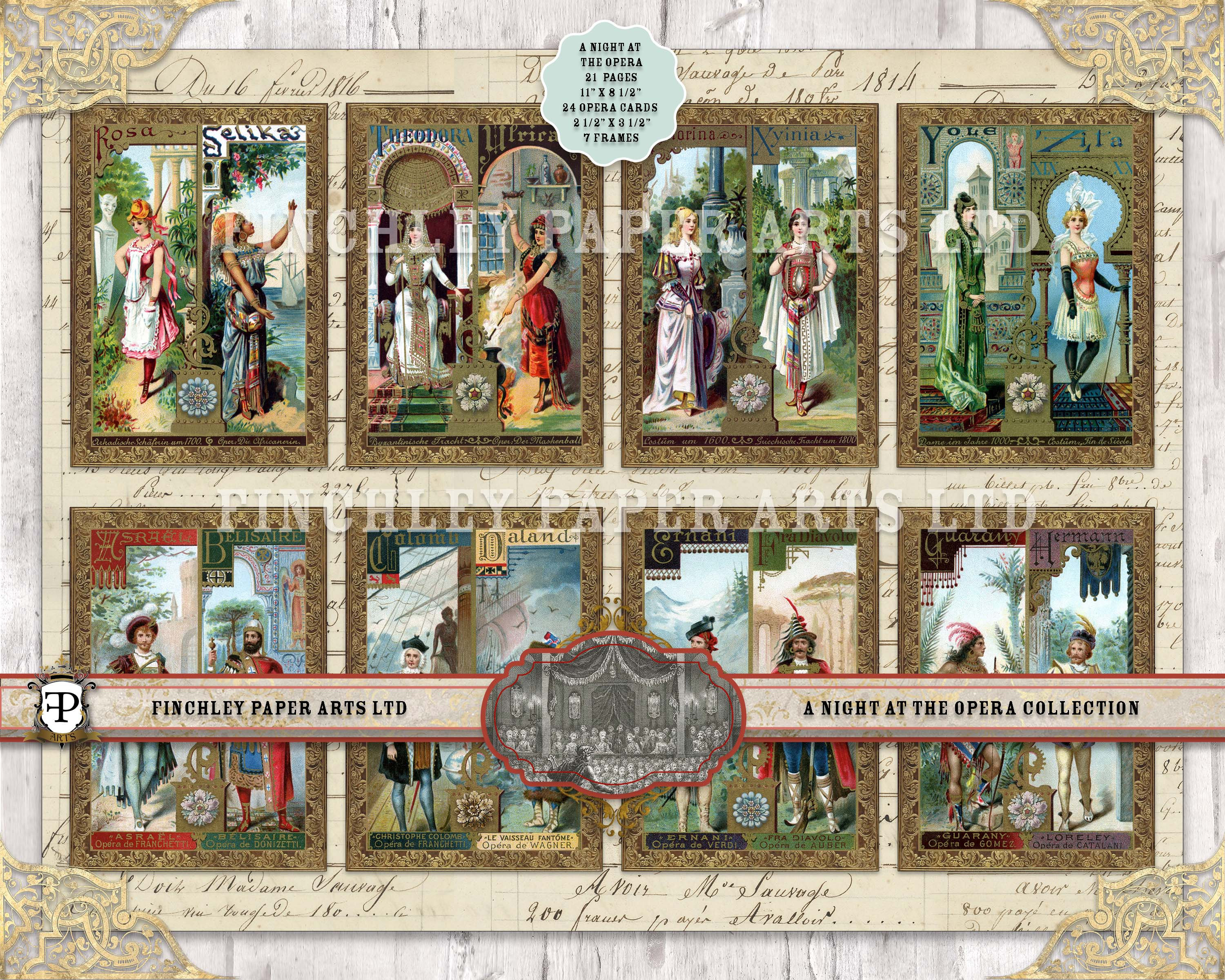 A Night at the Opera Collection,vintage Opera Images,digital Journal ...