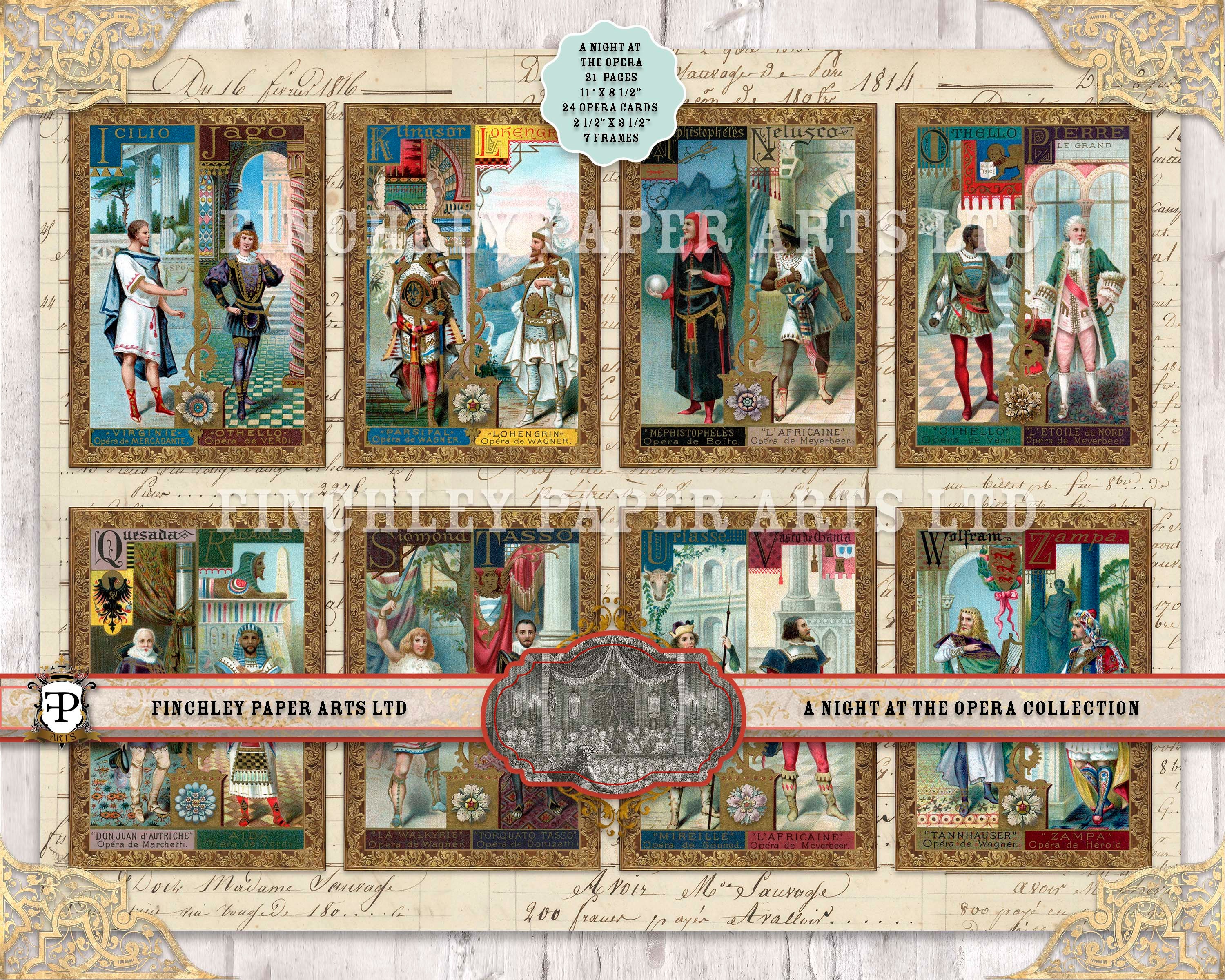 A Night at the Opera Collection,vintage Opera Images,digital Journal ...