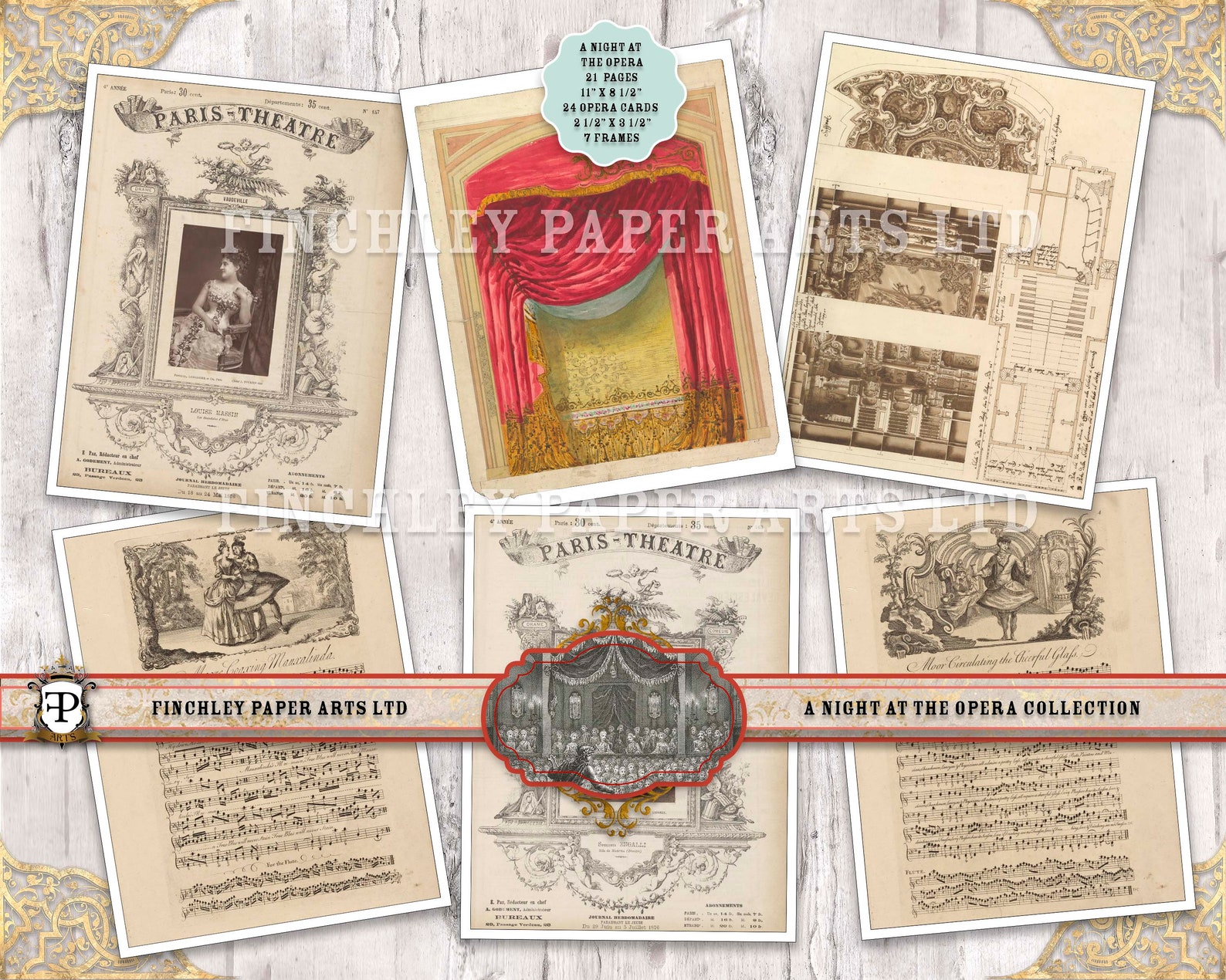 A Night at the Opera Collection,vintage Opera Images,digital Journal ...