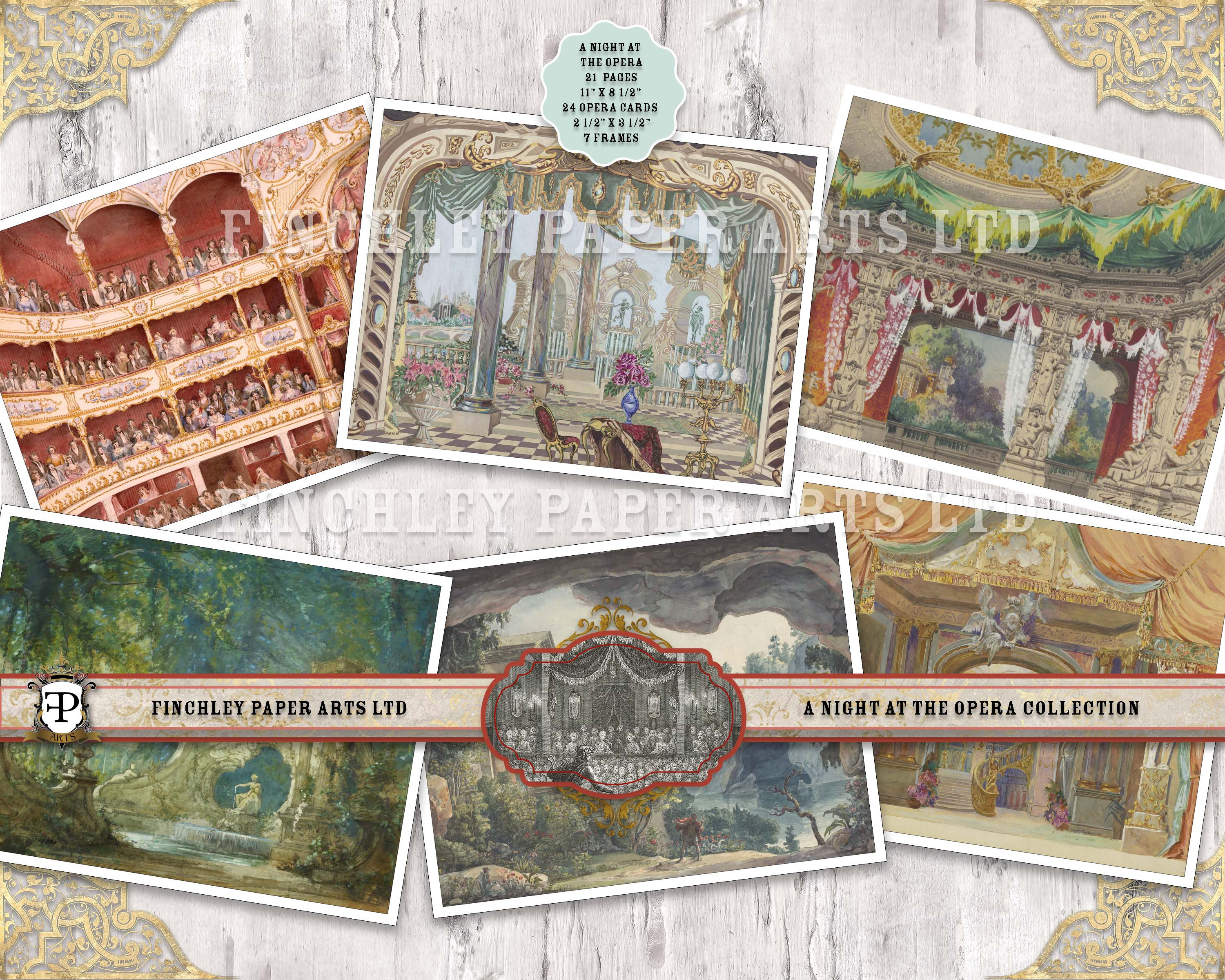 A Night at the Opera Collection,vintage Opera Images,digital Journal ...