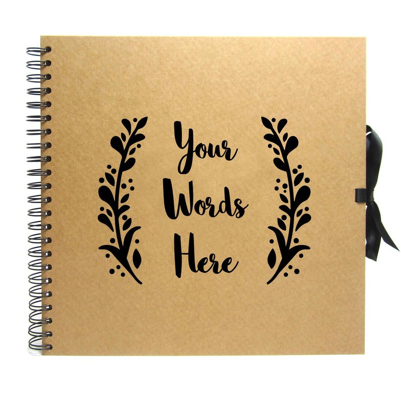 Your Words Here Custom Text Scrapbook / Personalised Message - Etsy