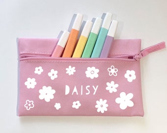 Daisy Pencil Case - Etsy