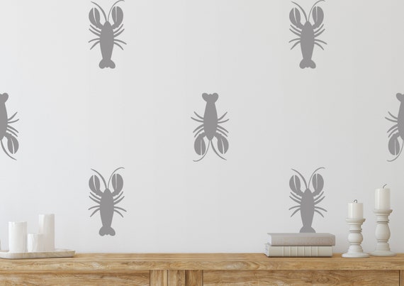 Lobster Wall Decals - Etsy